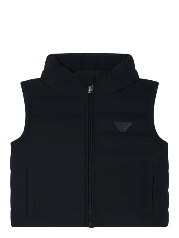 Emporio Armani Sleeveless Down Jacket - Navy Blue