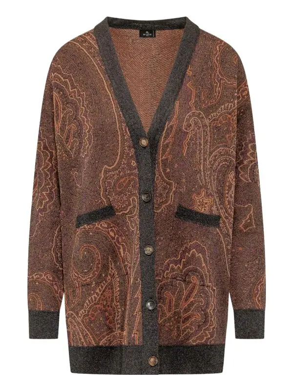 Etro Long-sleeve Cardigan - Brown