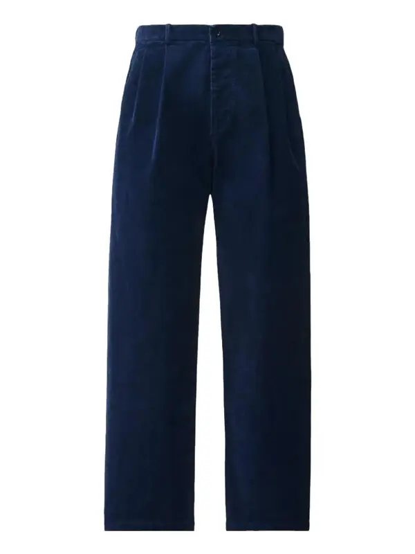 C.P. COMPANY Pleated Trousers - Navy