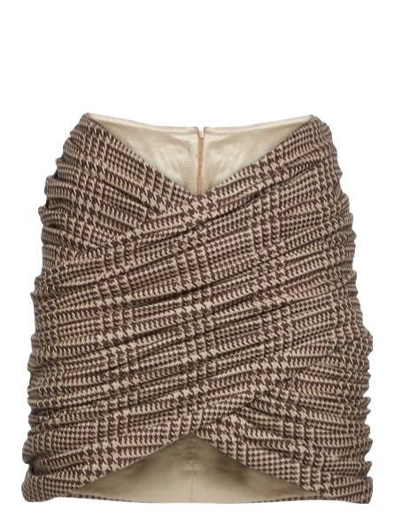 Giuseppe Di Morabito Prince Of Wales Wool Mini Skirt - Multicolor
