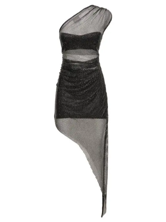Giuseppe Di Morabito Embellished Stretch Jersey Midi Dress - Black