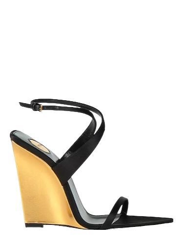 Saint Laurent Strappy Sandals - Black