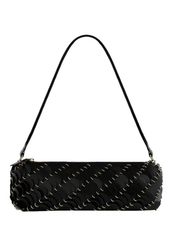 Rabanne Disc-embellished Shoulder Bag - Black