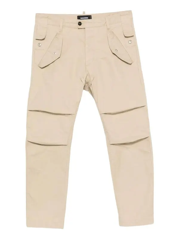 Dsquared2 Flap-pocket Trousers - Light Brown