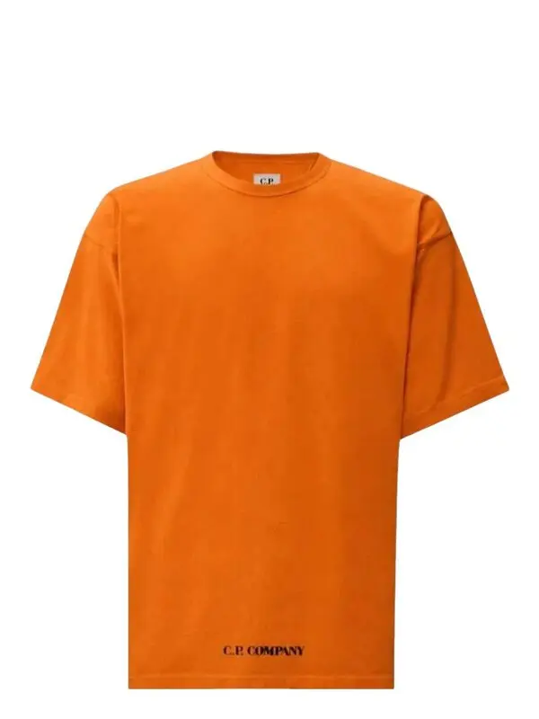 C.P. COMPANY Crew-neck T-shirt - Orange
