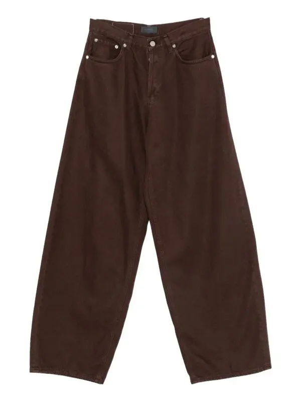 HAIKURE Wide-leg Jeans - Brown