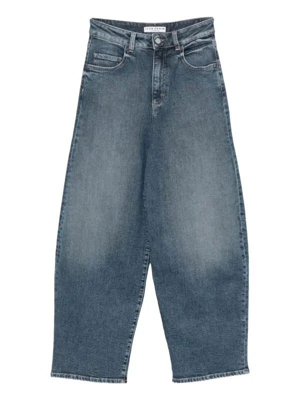 ICON DENIM LOS ANGELES Logo Jeans - Blue