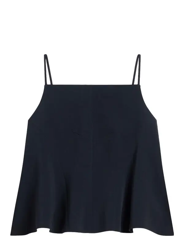 Givenchy Sliced Top In Crepe Cady - No