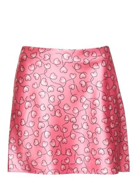 ROTATE BY BIRGER CHRISTENSEN Printed Midi Skirt - Pink