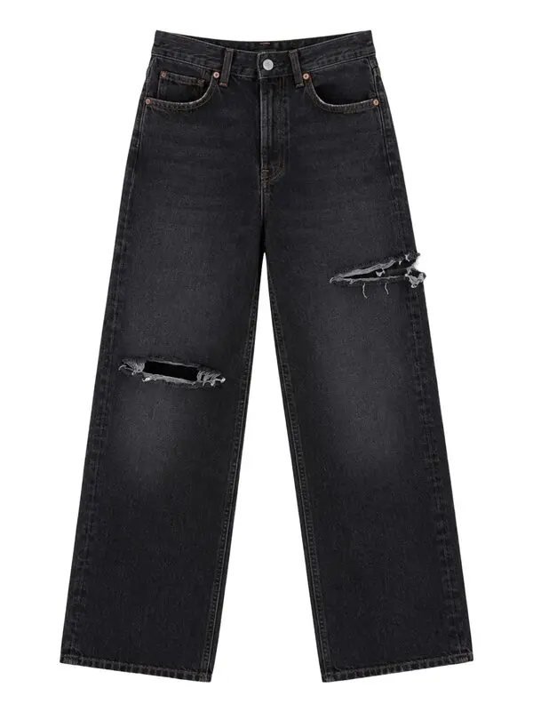 ICON DENIM LOS ANGELES Distressed Jeans - Black