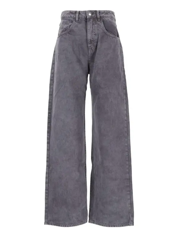 ICON DENIM LOS ANGELES Poppy Wide-leg Jeans - Grey