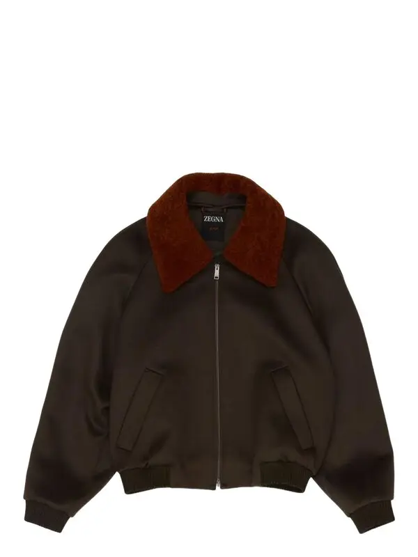 Zegna Regular Fit Zipped Jacket - No