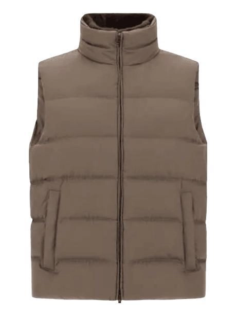 Herno Quilted Down Vest - Beige