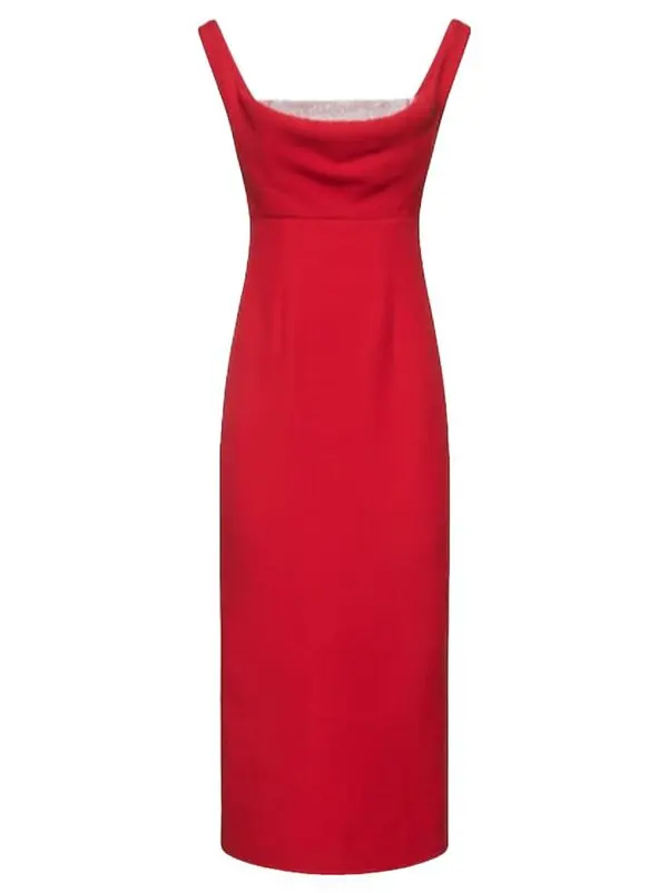 Roland Mouret Strapless Mid-length Dress - Red
