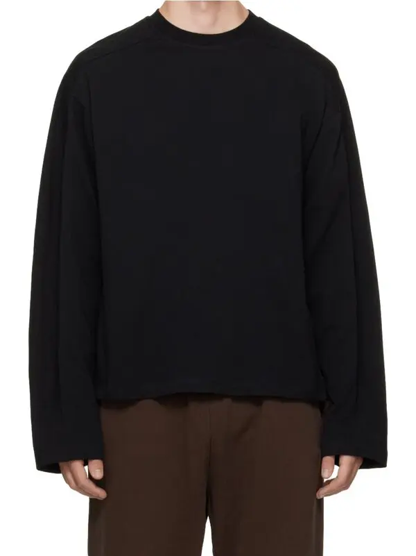 ENTIRE STUDIOS Long Sleeve Crewneck T-shirt - Black