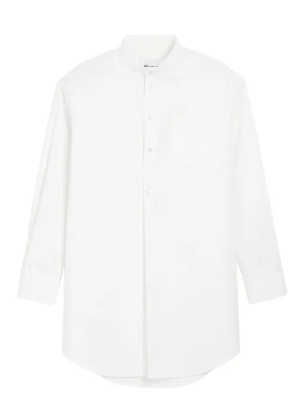 AMI Paris Waisted Dress - White