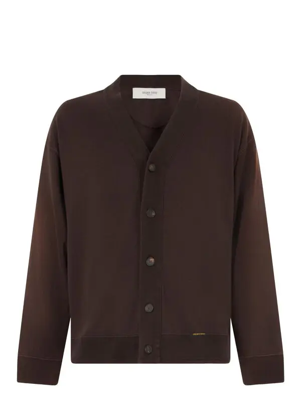GOLDEN GOOSE Long-sleeve Cardigan - Brown
