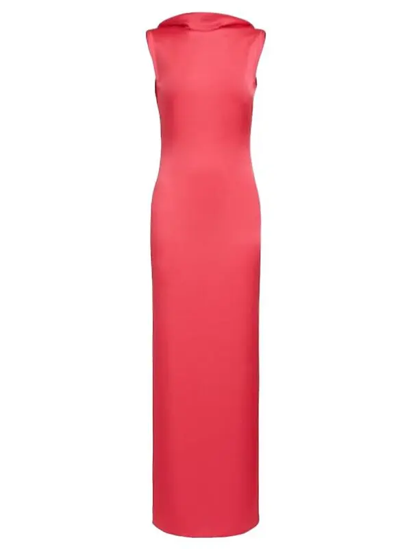 Versace Backless Mid-length Dress - Red
