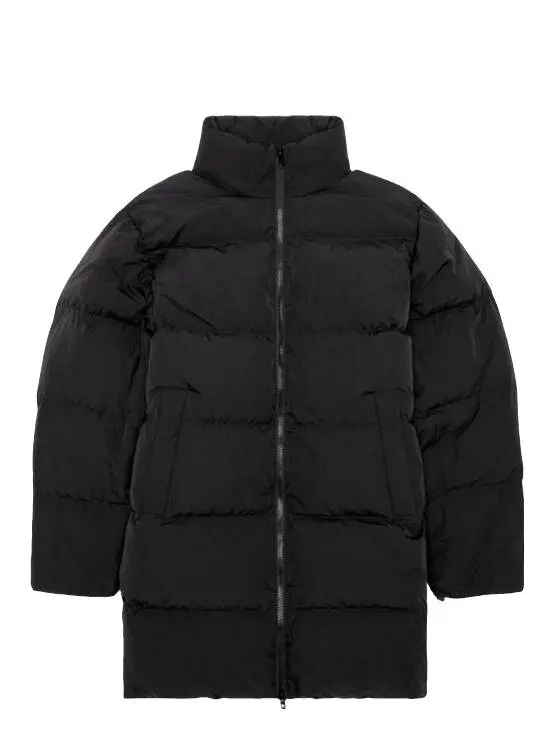 DIESEL® Longline Down Jacket - Black