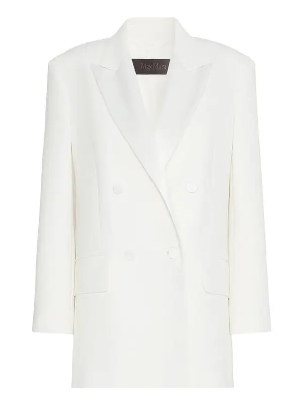 Max Mara Long-sleeve Casual Jacket - White