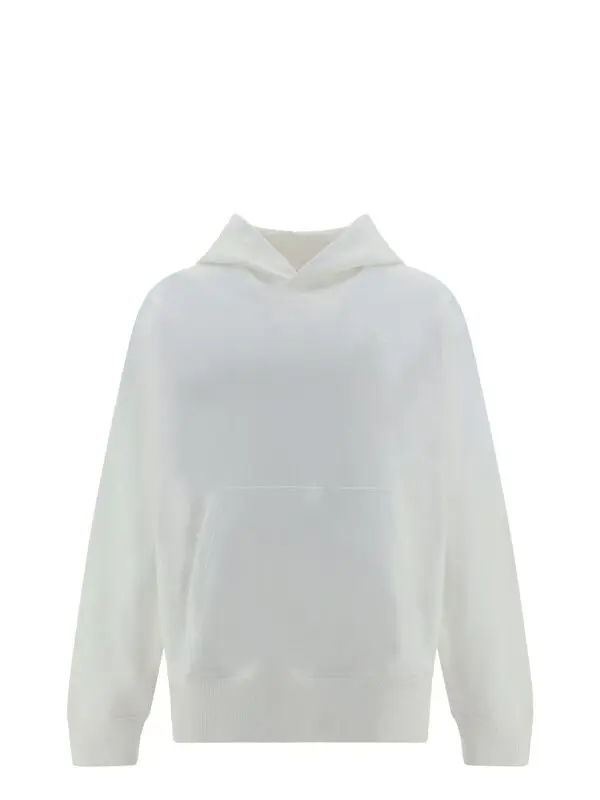 DIESEL® S-macs-hood-megoval-d Logo Embroidered Hoodie - Gray