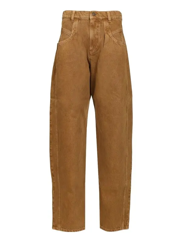 Isabel Marant Étoile Lisha Tapered Jeans - Brown