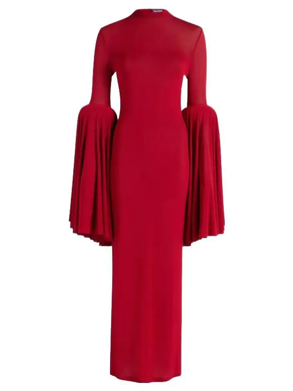 JEAN PAUL GAULTIER Long-sleeved Dress - Red