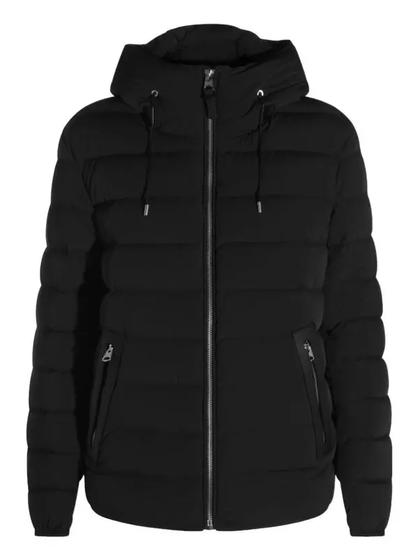 Mackage Quilted Hooded Down Jacket - Black