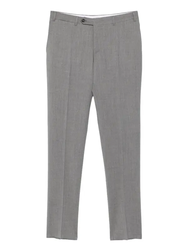 Canali Pleated Trousers - Grey