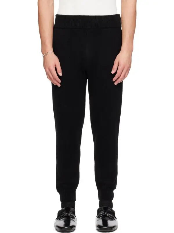 ENTIRE STUDIOS Drawstring-waist Athletic Pants - Black
