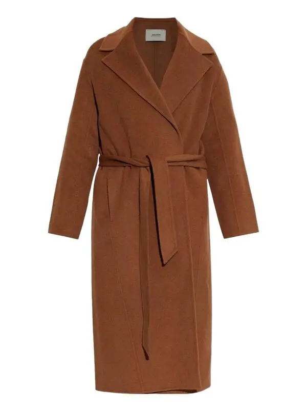 Zadig&Voltaire Voltaire Meli Belted Coat - Brown