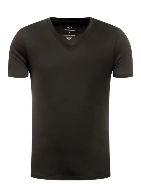 Armani Exchange Basic V-neck T-shirt - Black