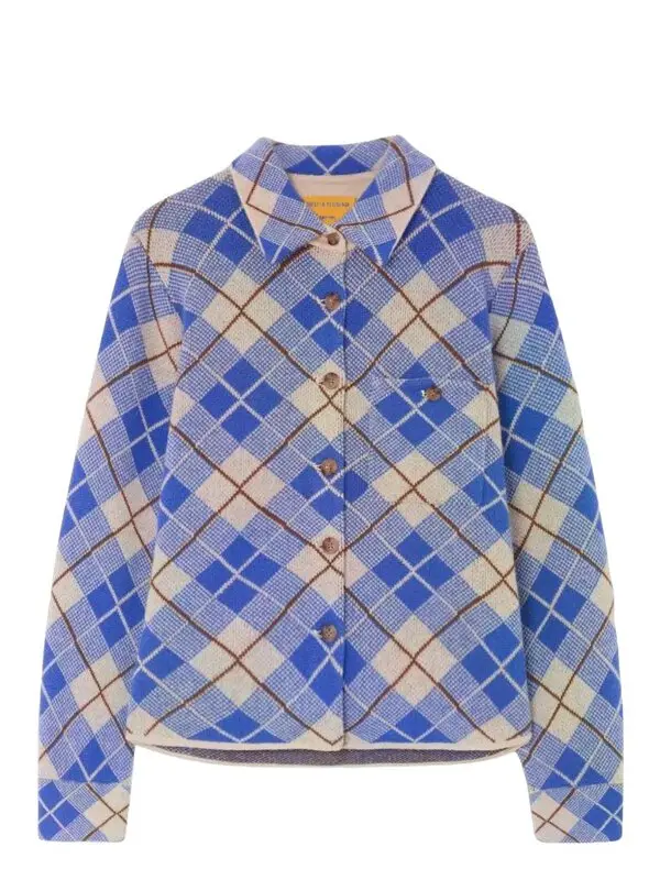 Guest In Residence The Dylan Plaid-pattern Shirt - Blue