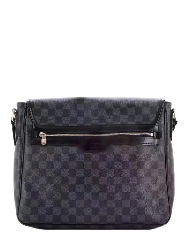 LOUIS VUITTON Daniel Messenger Bag Damier Graphite Mm Crossbody Bag - Black