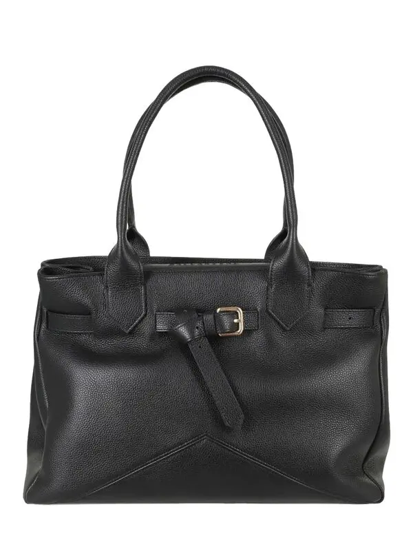 BALLANTYNE Medium Kate 993 Buckle-detail Handbag - Black