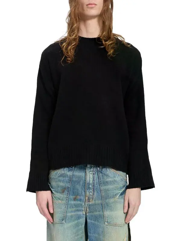 ANN DEMEULEMEESTER Crew-neck Sweater - Black