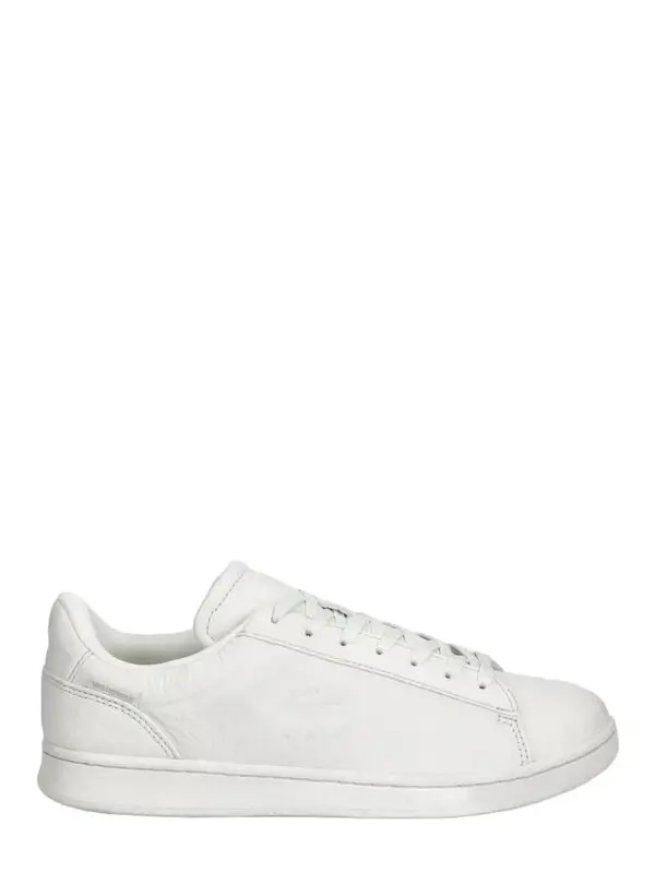Lacoste Carnaby Shield Logo-debossed Sneakers - White