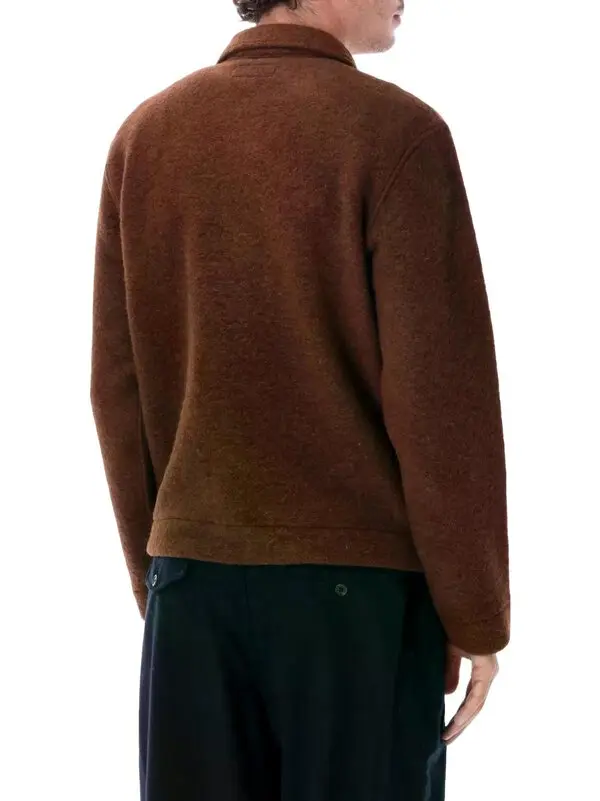 Universal Works Button-up Patch-pocket Jacket - Brown