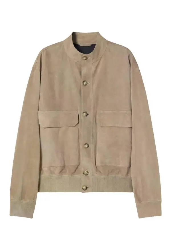 LOTTUSSE Ante Leather Jacket - Neutrals
