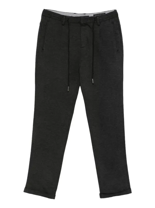 Karl Lagerfeld Kl-charly Drawstring-waist Track Pants - Grey