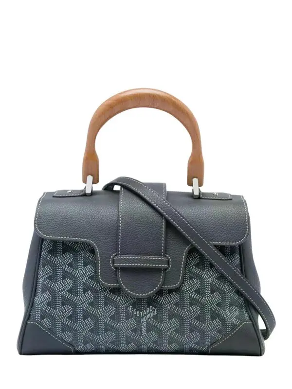 Goyard 2019 Mini Goyardine Saigon Souple Satchel - Grey
