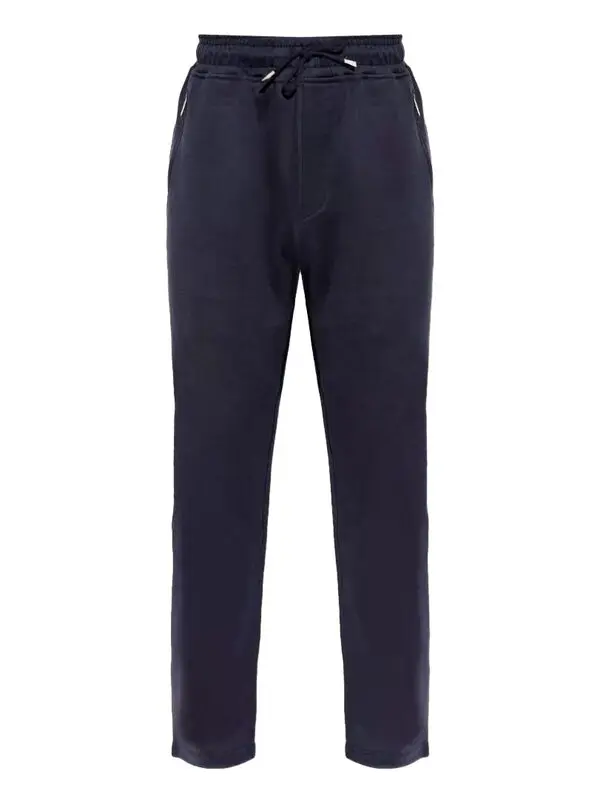 Eleventy Drawstring Straight-leg Trousers - Blue