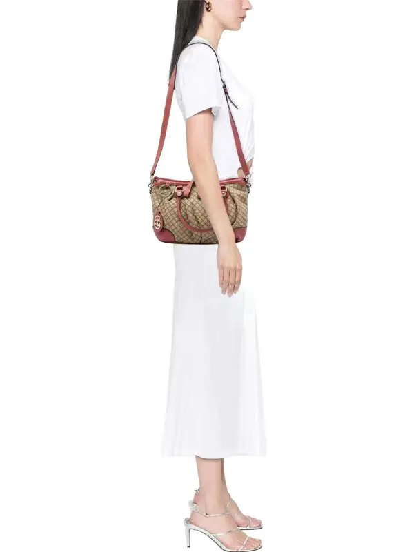 Gucci 2016-2026 Diamante Canvas Sukey Satchel - Neutrals