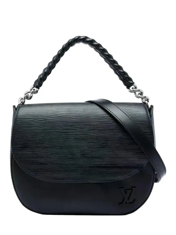 LOUIS VUITTON 2016 Epi Luna Satchel - Black