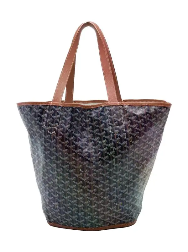 Goyard 2018 Goyardine Reversible Belharra Tote Bag - Blue