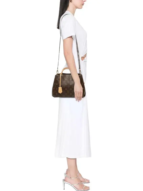 LOUIS VUITTON 2016 Monogram Montaigne Bb Satchel - Brown