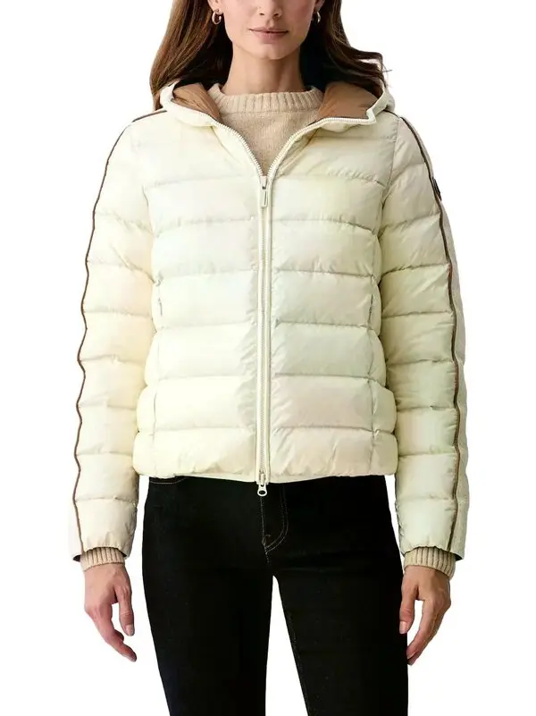 COLMAR Heritage Quilted Hooded Jacket - Neutrals