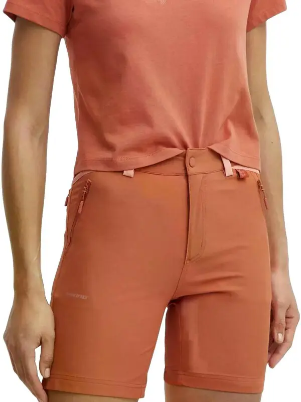 VIKING Sequoia Logo-print Zip-pocket Shorts - Orange