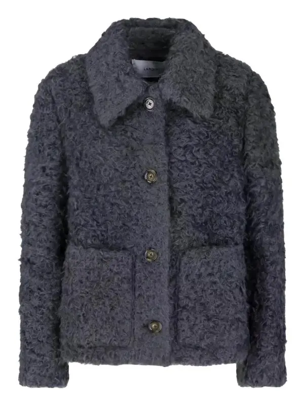 LARDINI Jackets - Grey