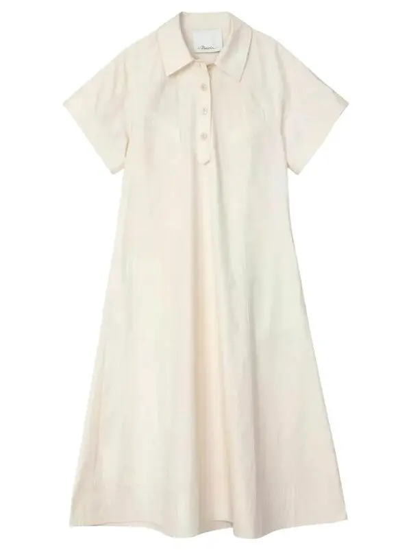 3.1 Phillip Lim Short-sleeves Midi Dress - Neutrals